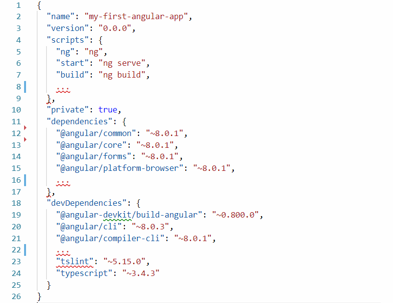 Angular Package json File Overview